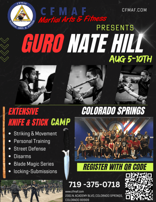 EXTENSIVE BLADE AND STICK CAMP CFMAF COLORADO SPRINGS - Blood and Bones ...